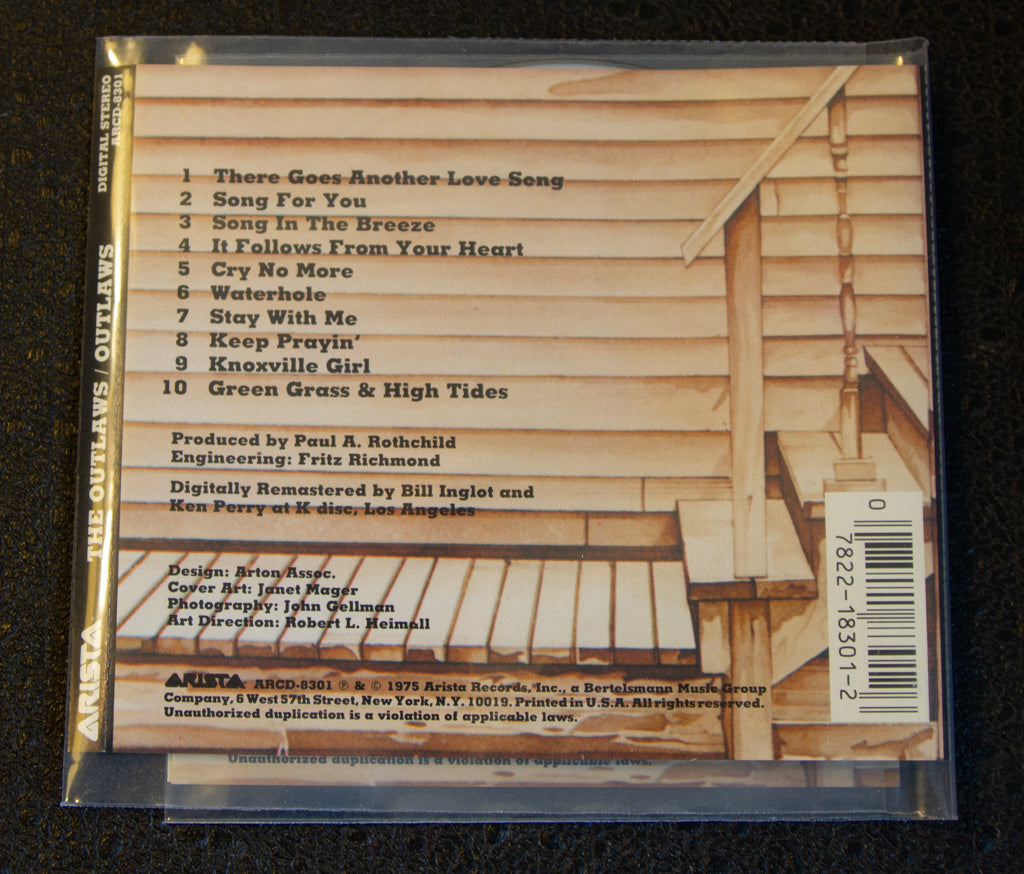 The Outlaws OUTLAWS (1990's Reissue) Used CD – Drop The Needle Vinyl