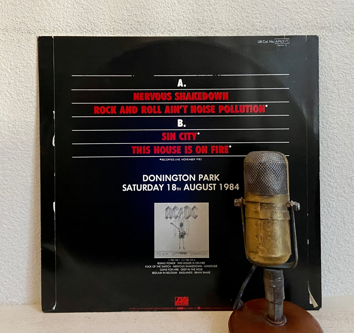 AC/DC "Nervous Shakedown +3 LIVE" Vinyl 12" Rock and Roll E.P. – Drop ...